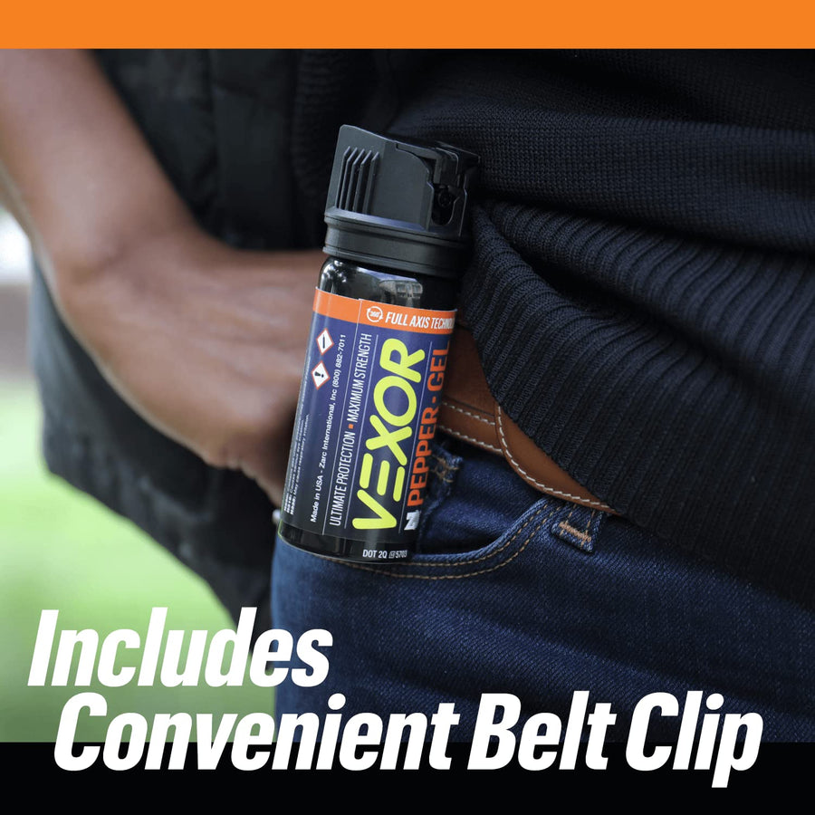 VEXOR Pepper Gel from Zarc, Max Strength Police Pepper Spray ...